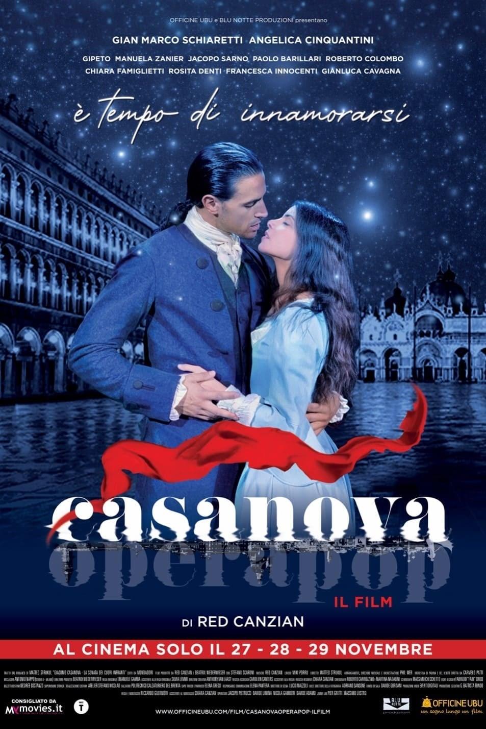 CINEMA - "Casanova Operapop-Il film", proiezioni e tour negli UCI Cinemas dal 27 al 29 novembre